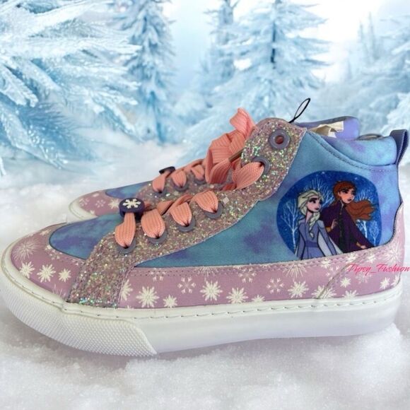 Disney | Shoes | Disney Frozen Hightop Tennis Shoes | Poshmark